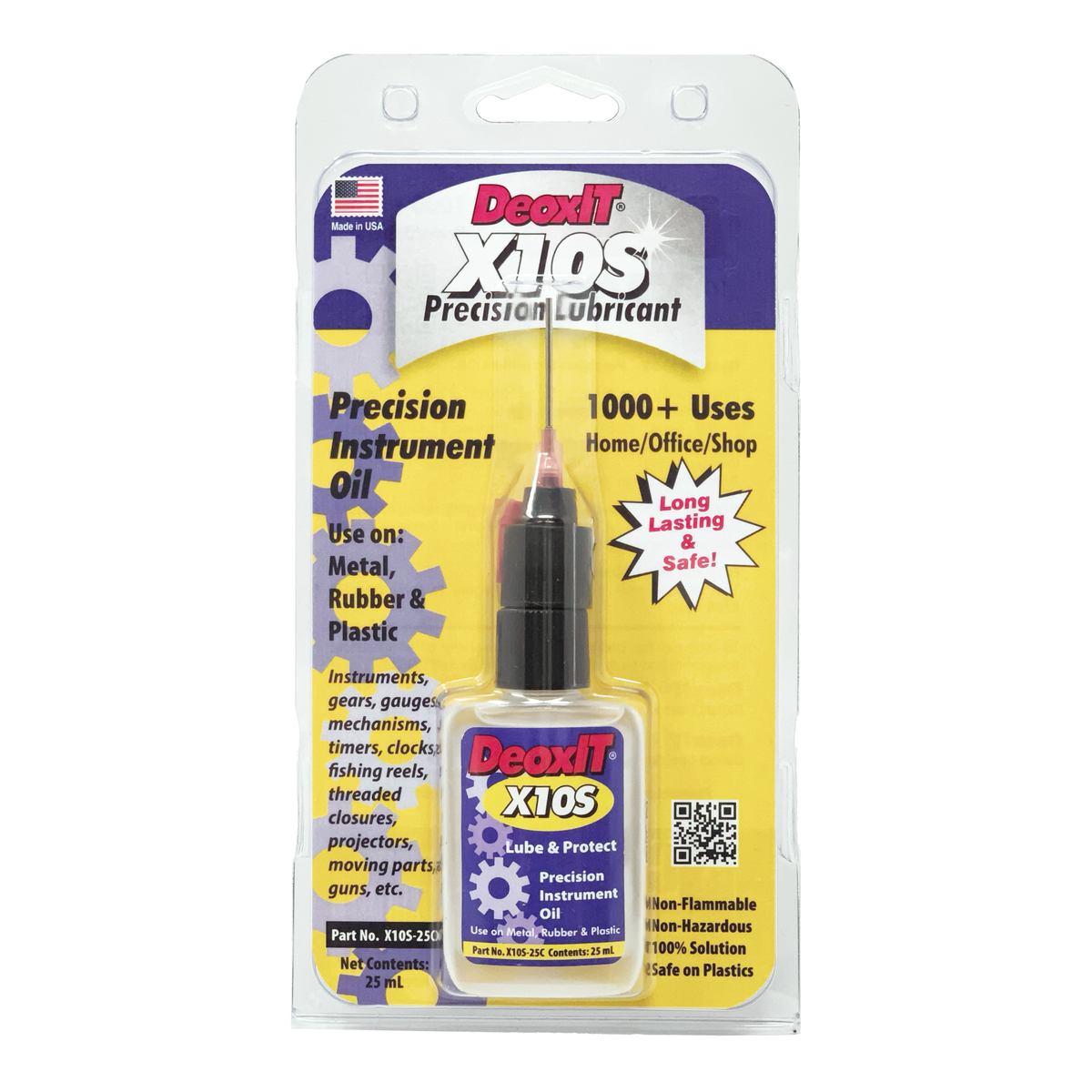 DeoxIT X10S Precision Instrument Oil, Needle Bottle - 25 mL ...